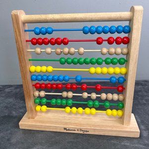 Melissa & Doug | Toys | Melissa Doug Abacus Wooden 0 Bead Slide ...